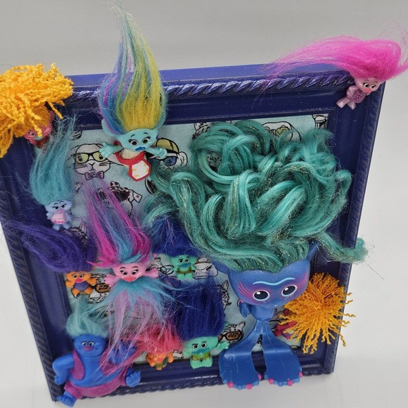 Accents | Trolls 3d Toy Pop Art Deco Recycled One Of A Kind Wall Decor ...